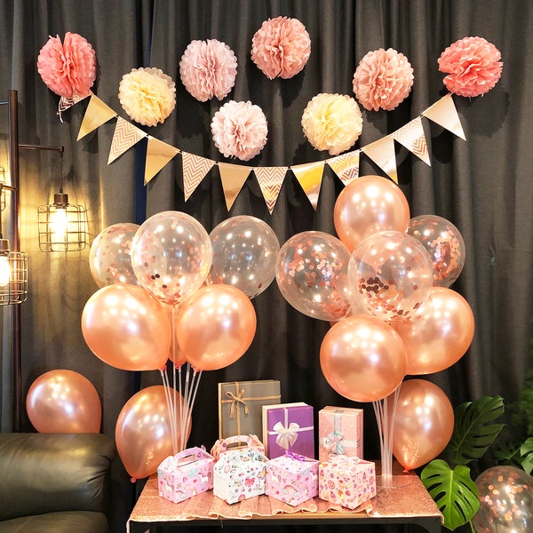 Rose Gold Party Decorations - Etsy