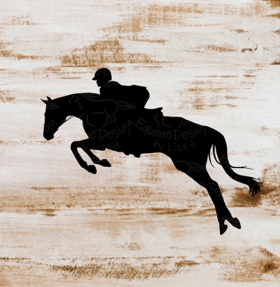 Hunter Horse Jumping Silhouette