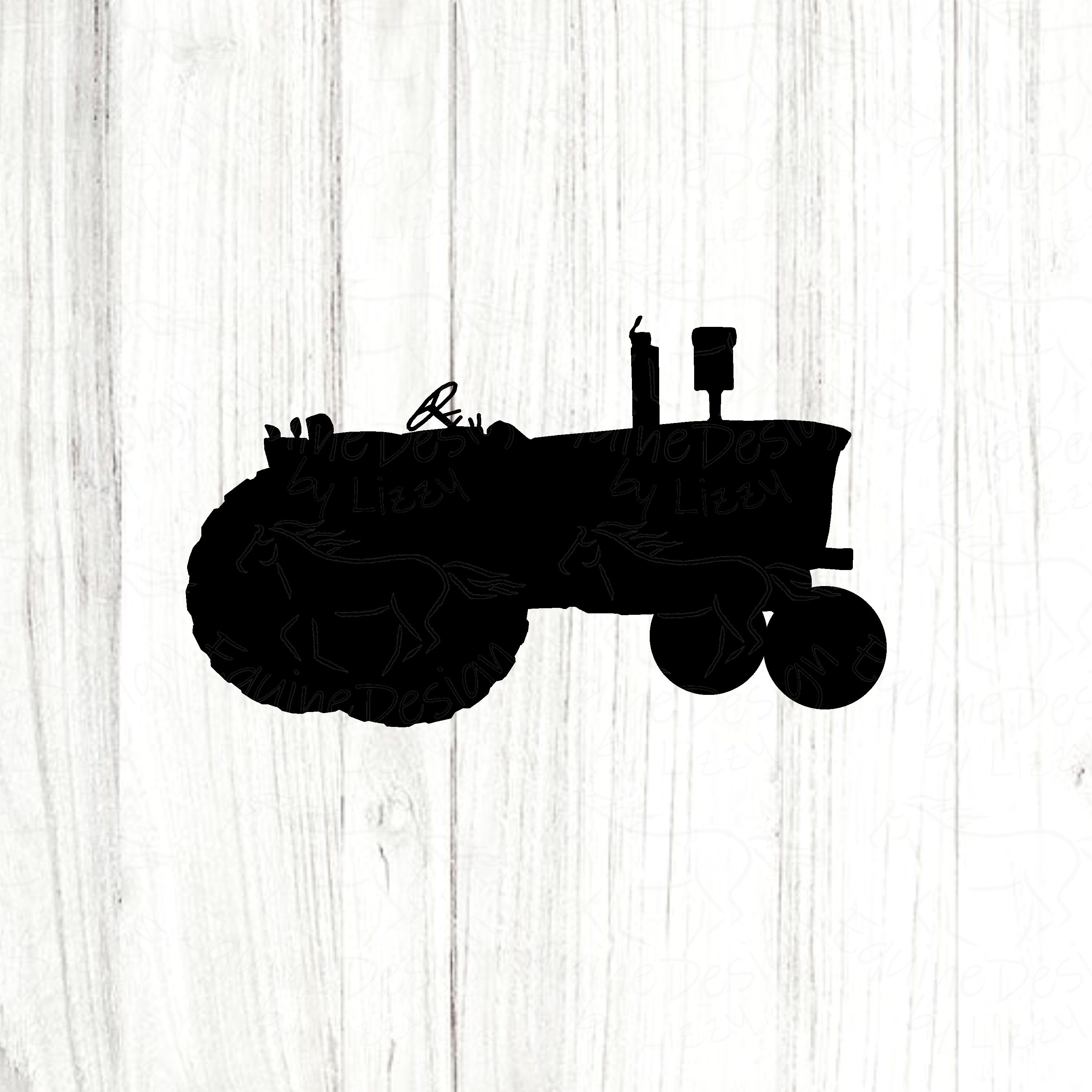 Tractor SVG, Farm Silhouette, Tractor Clipart, John Deere Tractor ...