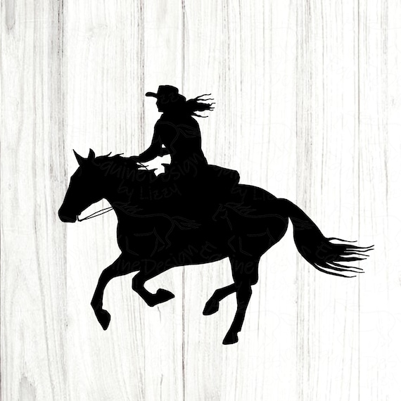 Running Cowboy Clipart