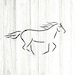 Running Horse Stencil, Horse SVG, Horse Sketch, Horse Clipart, Vinyl ...