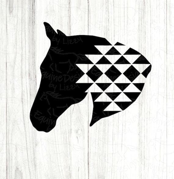 Western Horse Head Silhouette