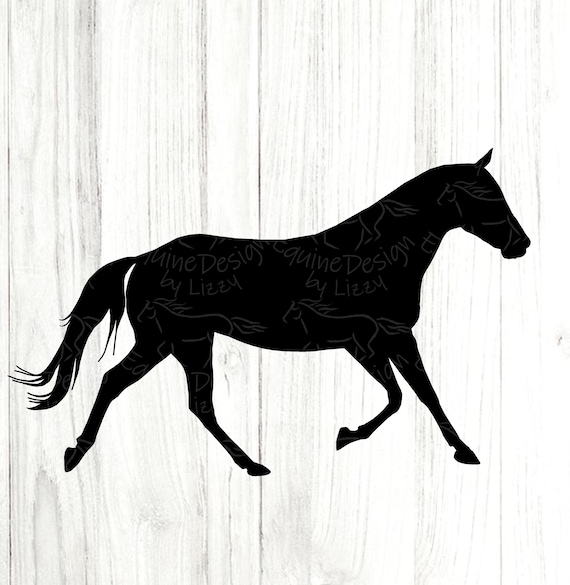 Cantering Horse Silhouette