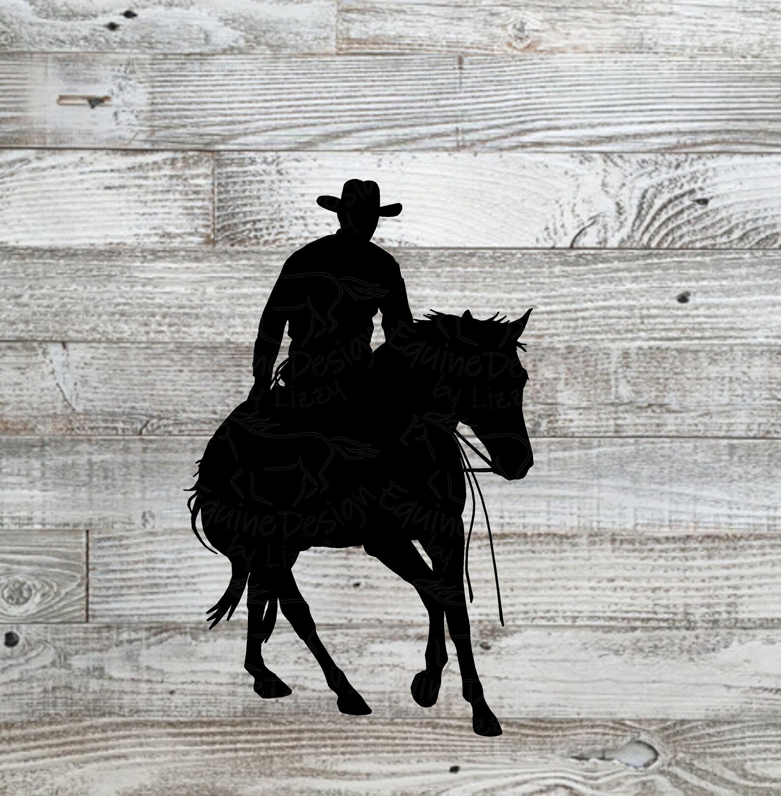 Cowboy Silhouette, Western Horse SVG, Running Horse Image, Cowboy ...
