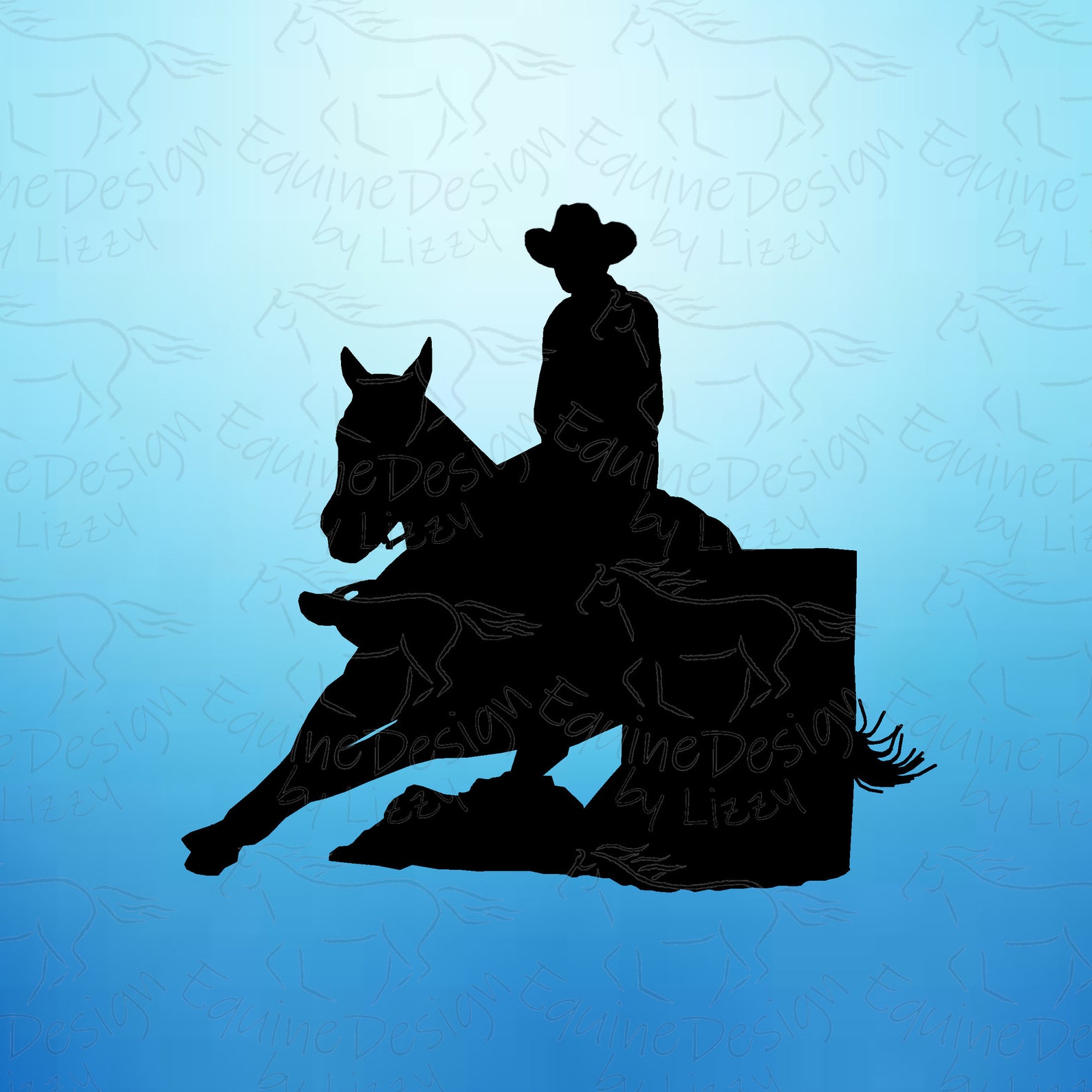Barrel Racing SVG, Horse Silhouette, Cowgirl Clipart, Vinyl Image, PNG ...
