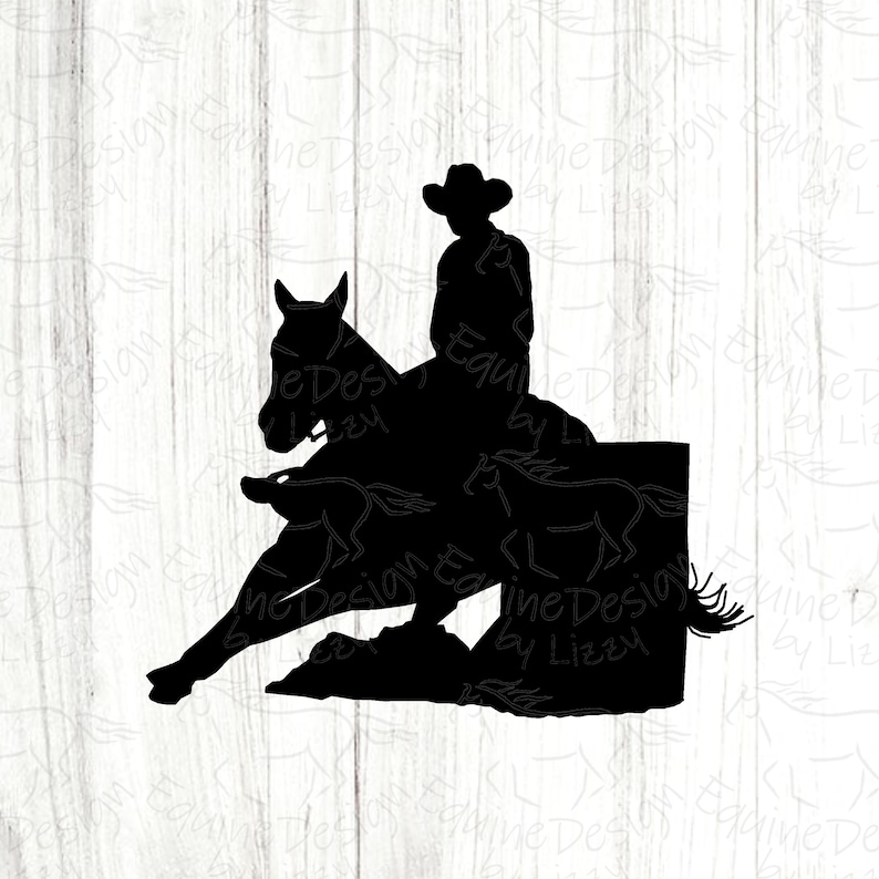Barrel Racing SVG, Horse Silhouette, Cowgirl Clipart, Vinyl Image, PNG ...