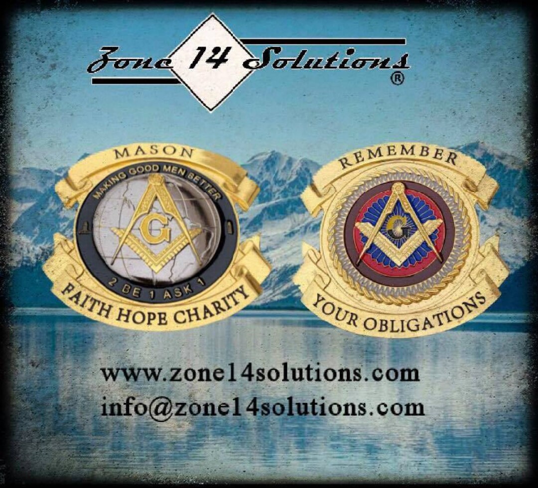 Masonic Challenge Coin - Etsy