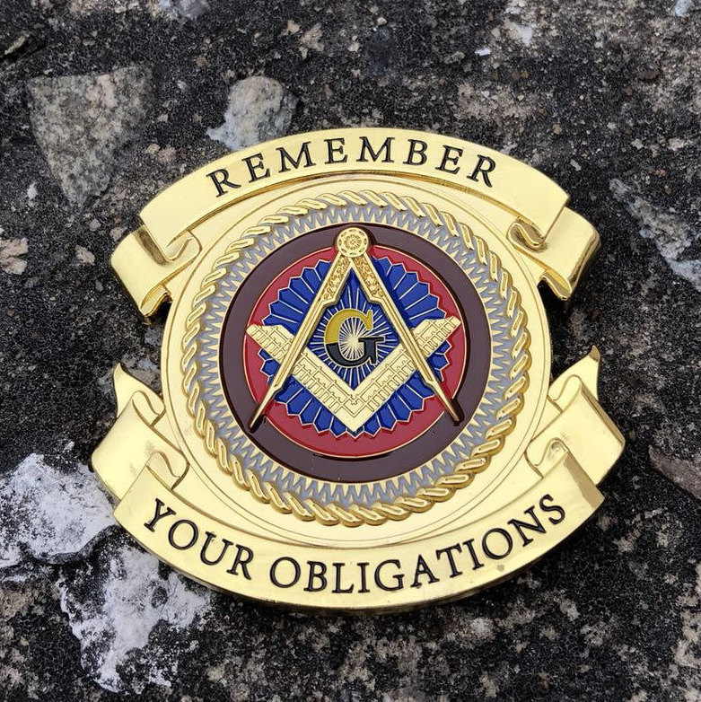 Masonic Challenge Coin - Etsy