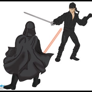 Tshirt Laundry Darth Vader Vs. Dread Pirate Roberts - Etsy