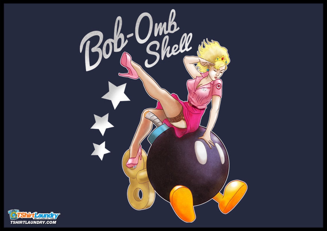 Tshirt Laundry Bob-omb Shell - Etsy