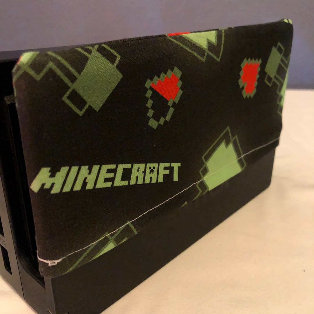 Neon Minecraft Nintendo Switch Docking Station Cover - Etsy