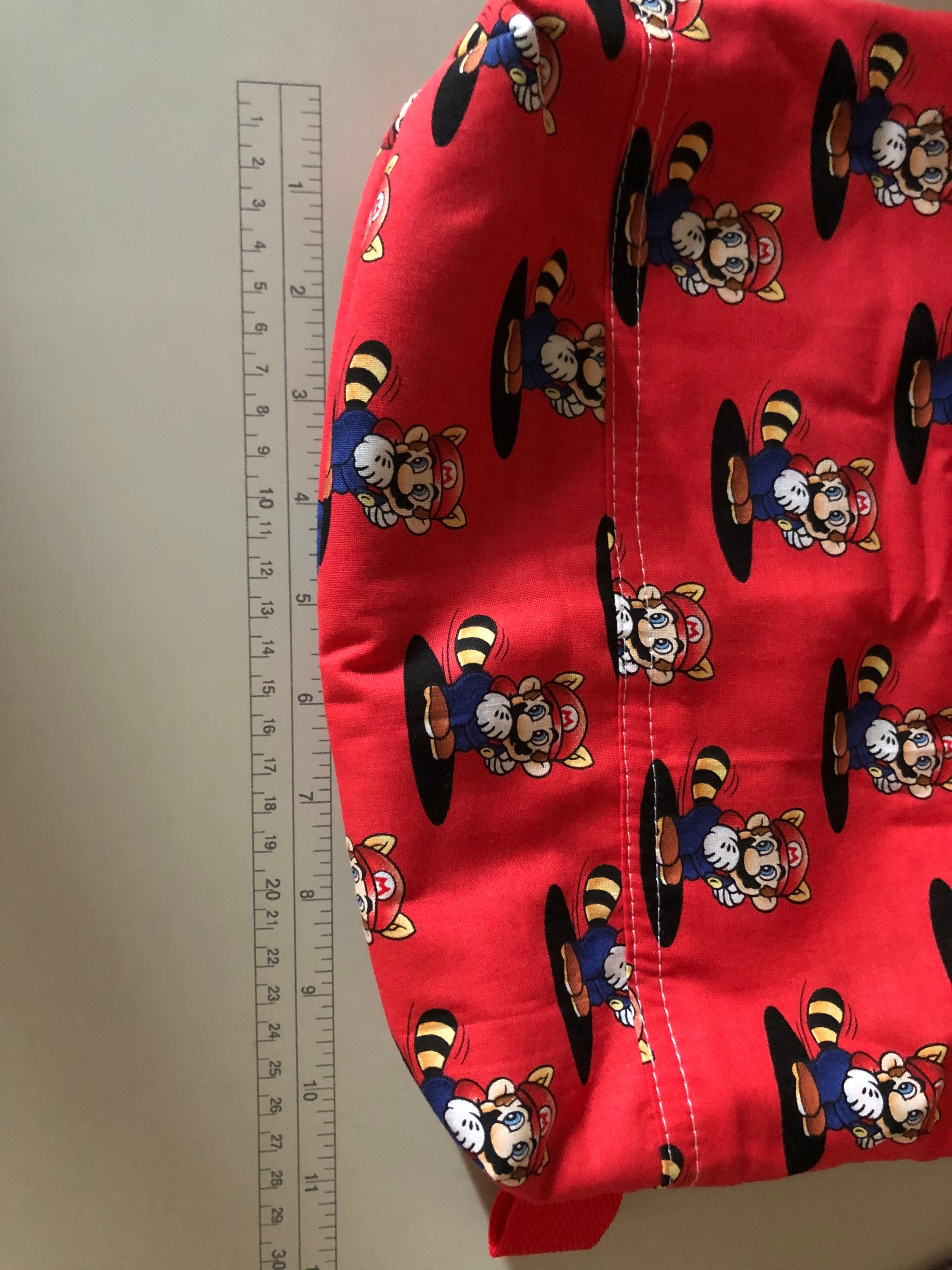 Tanuki Mario Padded Drawstring Bag | Etsy