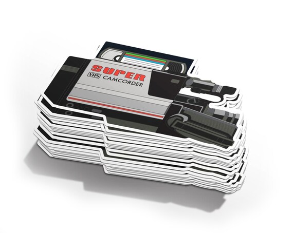 Sticker Retro Wonder Camcorder - Etsy