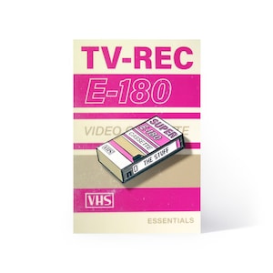 Enamel Pin TV-REC VHS the Stuff - Etsy