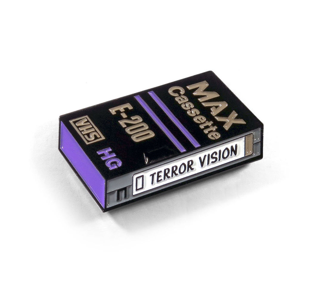 Enamel Pin - TV-REC VHS Terror Vision - Etsy