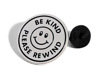 Be Kind Rewind VHS Pin Black - Etsy
