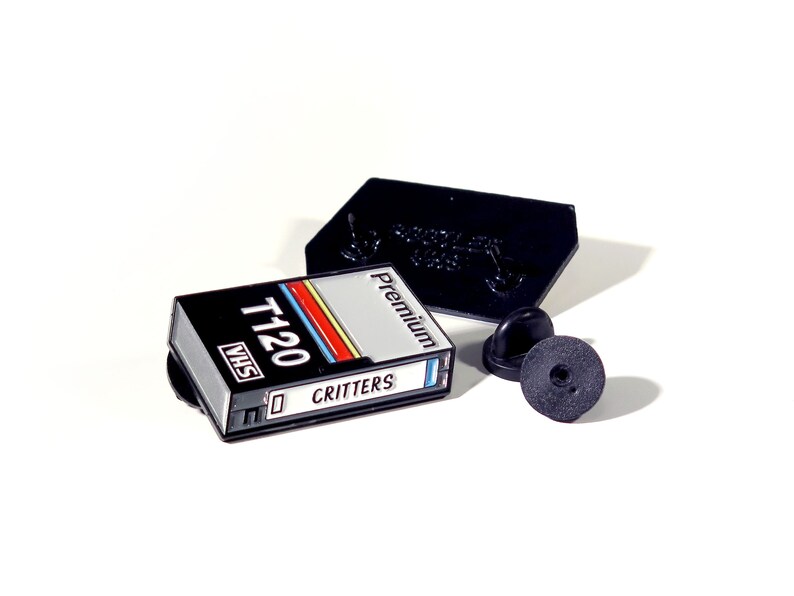 Enamel Pin - TV-REC VHS Critters - Etsy