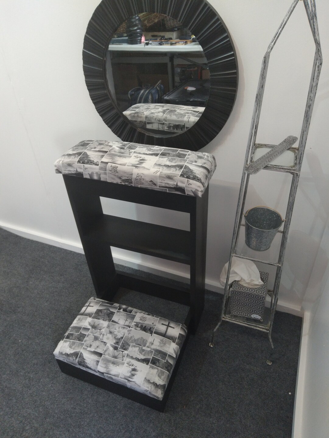 Padded Prayer Altar; Prayer Bench or Prayer Kneeler; Handmade for You a ...