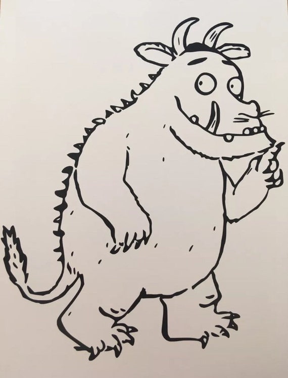Gruffalo Wall Vinyl Sticker Decal Kids Room Nursery | Etsy