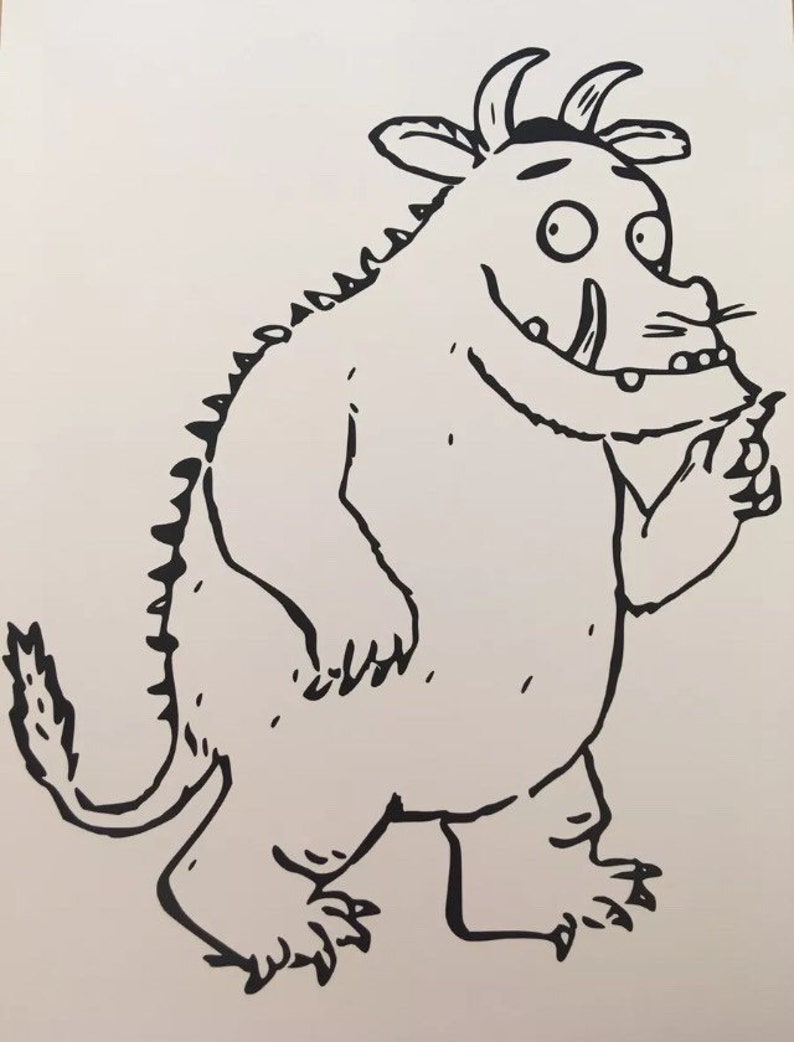 Gruffalo Wall Vinyl Sticker Decal Kids Room Nursery - Etsy UK