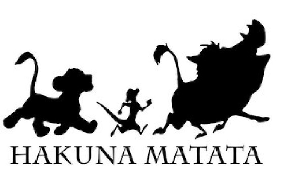 Timon And Pumbaa And Simba Hakuna Matata