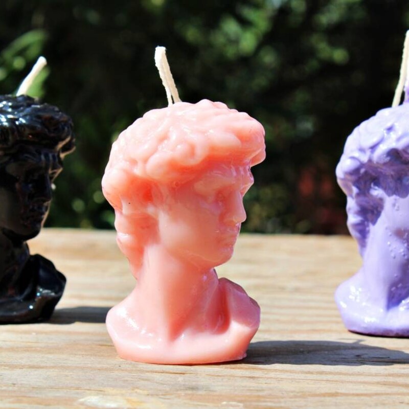 Greek Bust Candle - Etsy