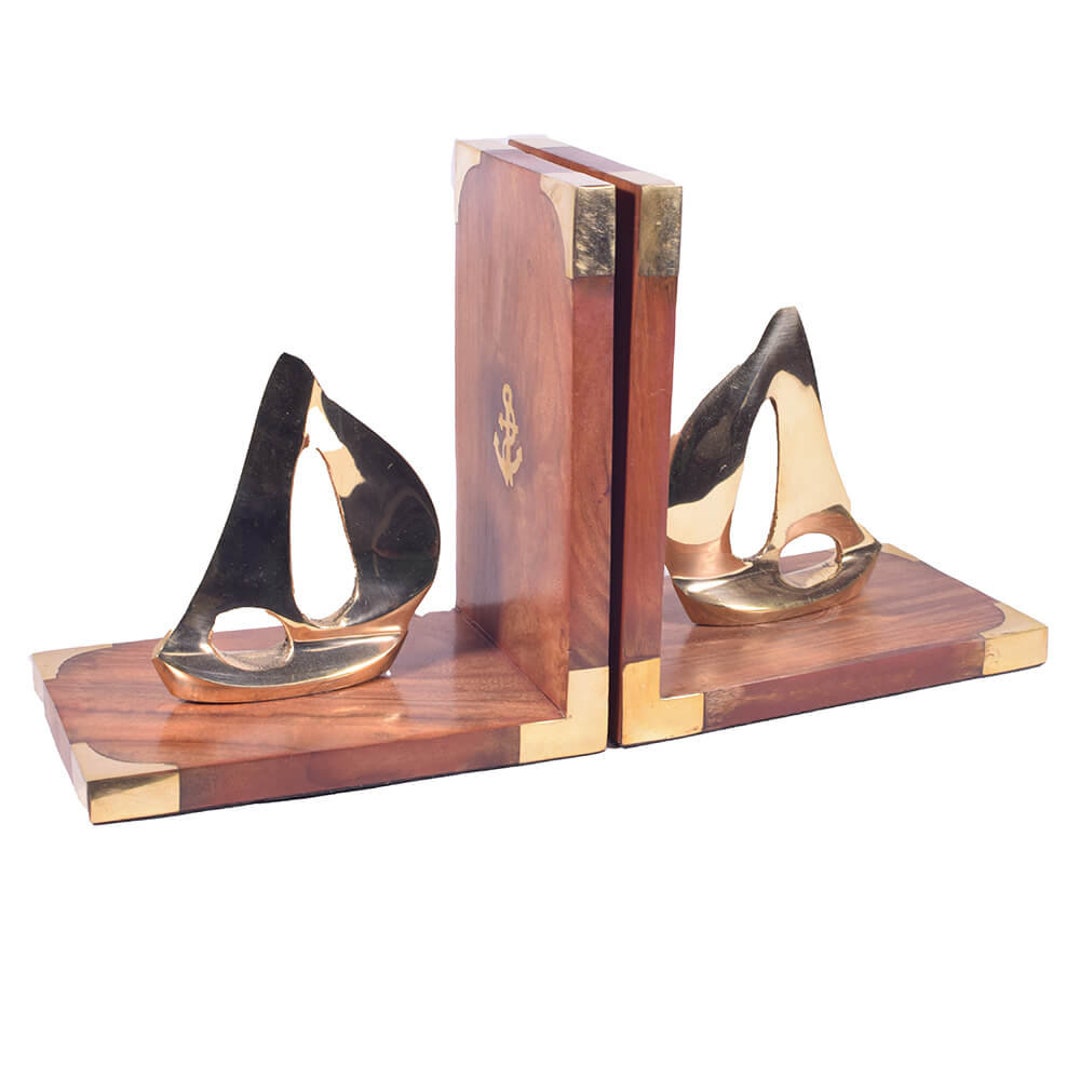 BOAT BOOKEND / Unique Nautical Bookends / Book Hold Ornaments for ...