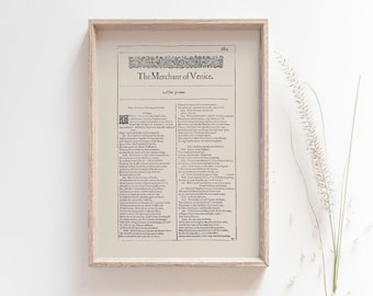 Merchant of Venice - Etsy