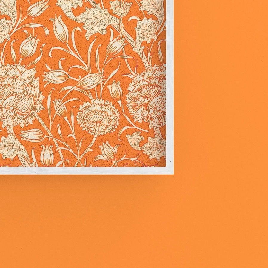 William Morris Wild Tulip Turmeric Fine Art Print Pantone - Etsy