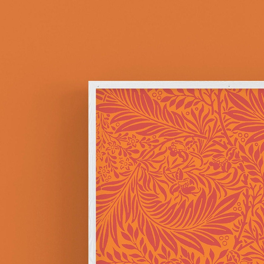 William Morris Larkspur Turmeric Fine Art Print Pantone - Etsy UK