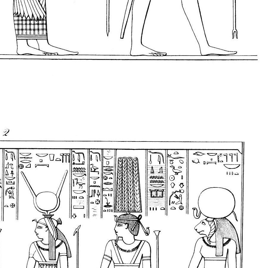 Ancient Egyptian Hieroglyphics A1 A2 A3 Art Print, Hieroglyphs Egypt ...