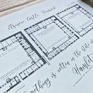 Shakespeare Poster Gift - Hamlet Theatrical Print - Bookish Quotes ...