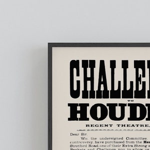 Harry Houdini Escapologist Magician Poster, Magic Art Print, Historical ...