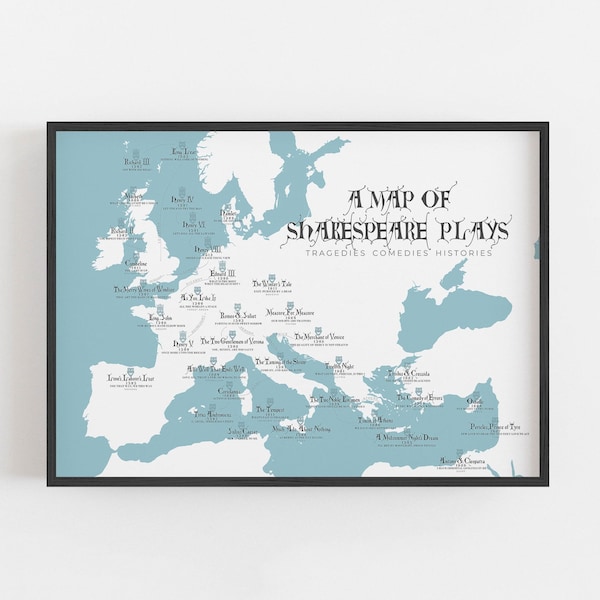 Shakespeare Poster - Etsy