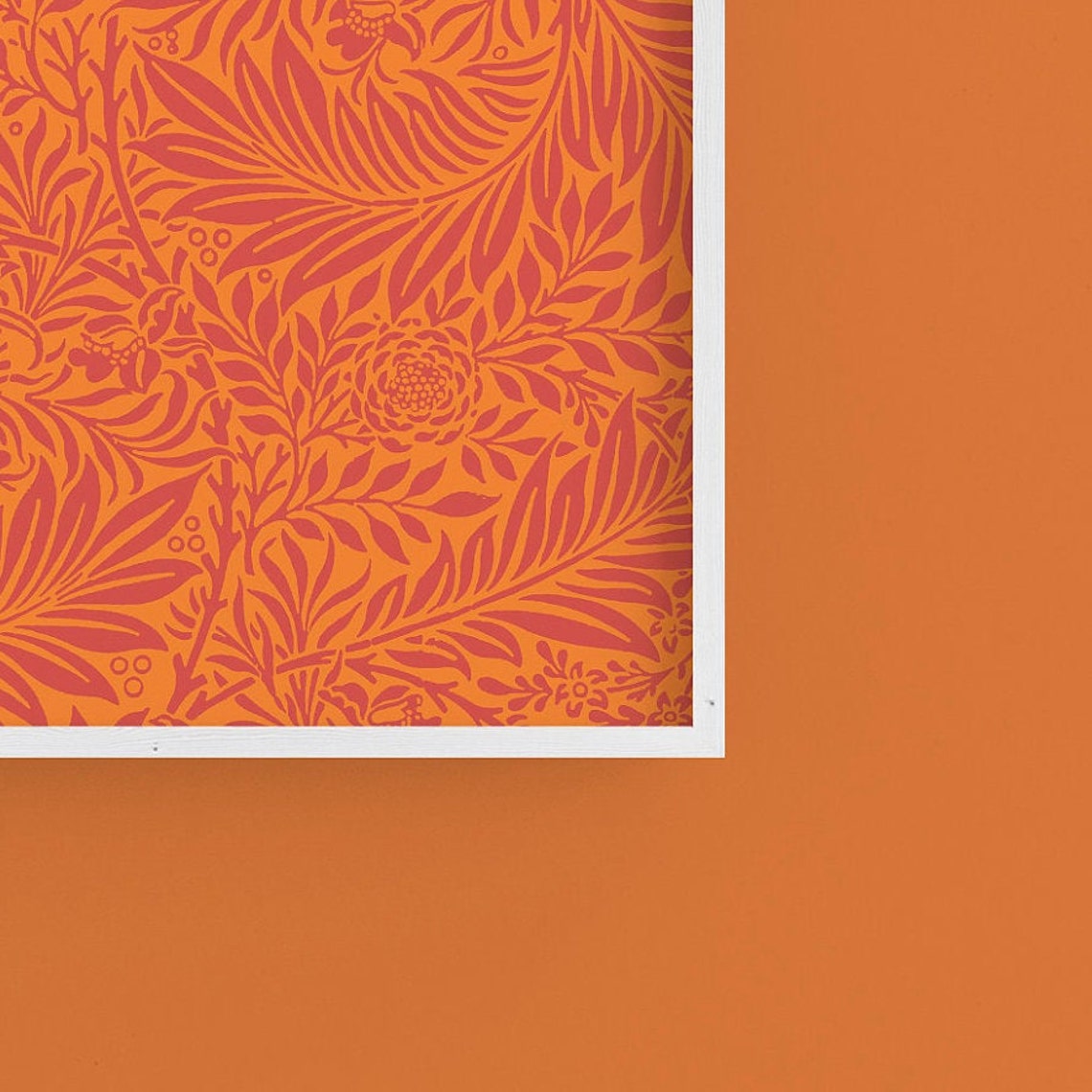 William Morris Larkspur Turmeric Fine Art Print Pantone | Etsy UK