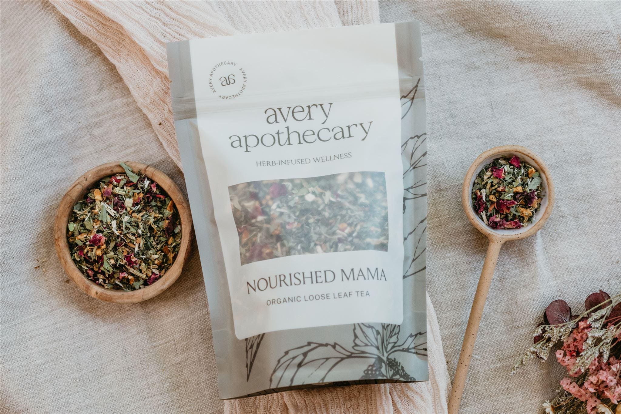 Nourished Mama Tea Blend | Organic Herbal Tea for New Moms - Etsy
