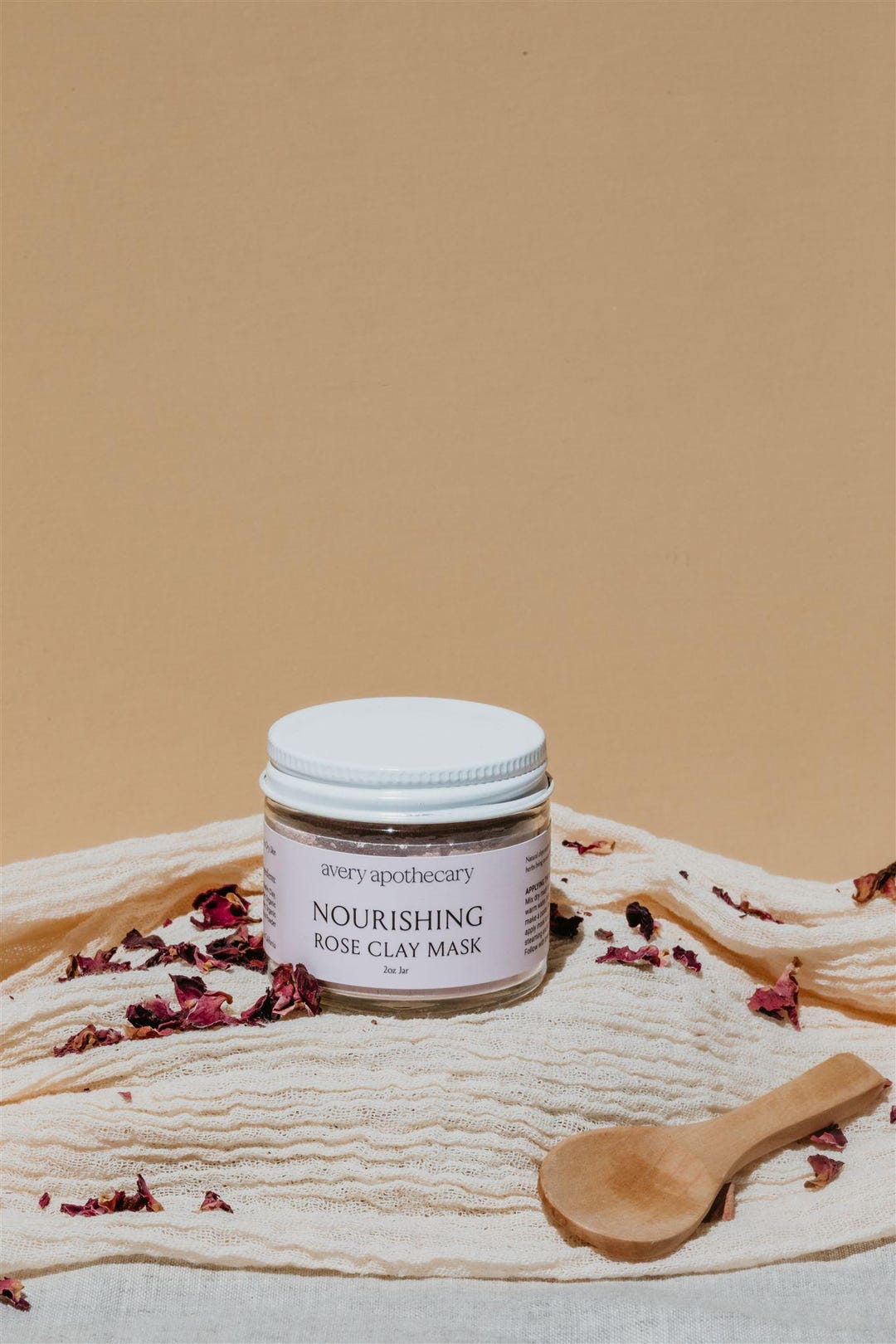 Organic Rose Clay Mask: Botanical Face Mask for Sensitive Skin - Etsy