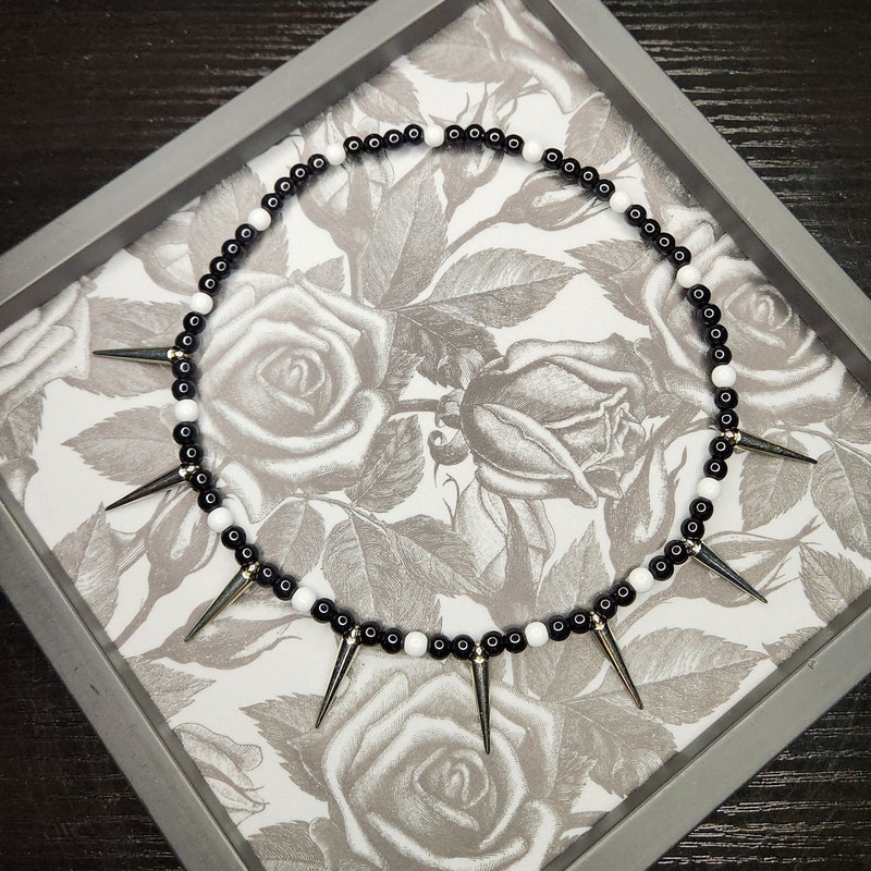 Spiked Choker - Etsy
