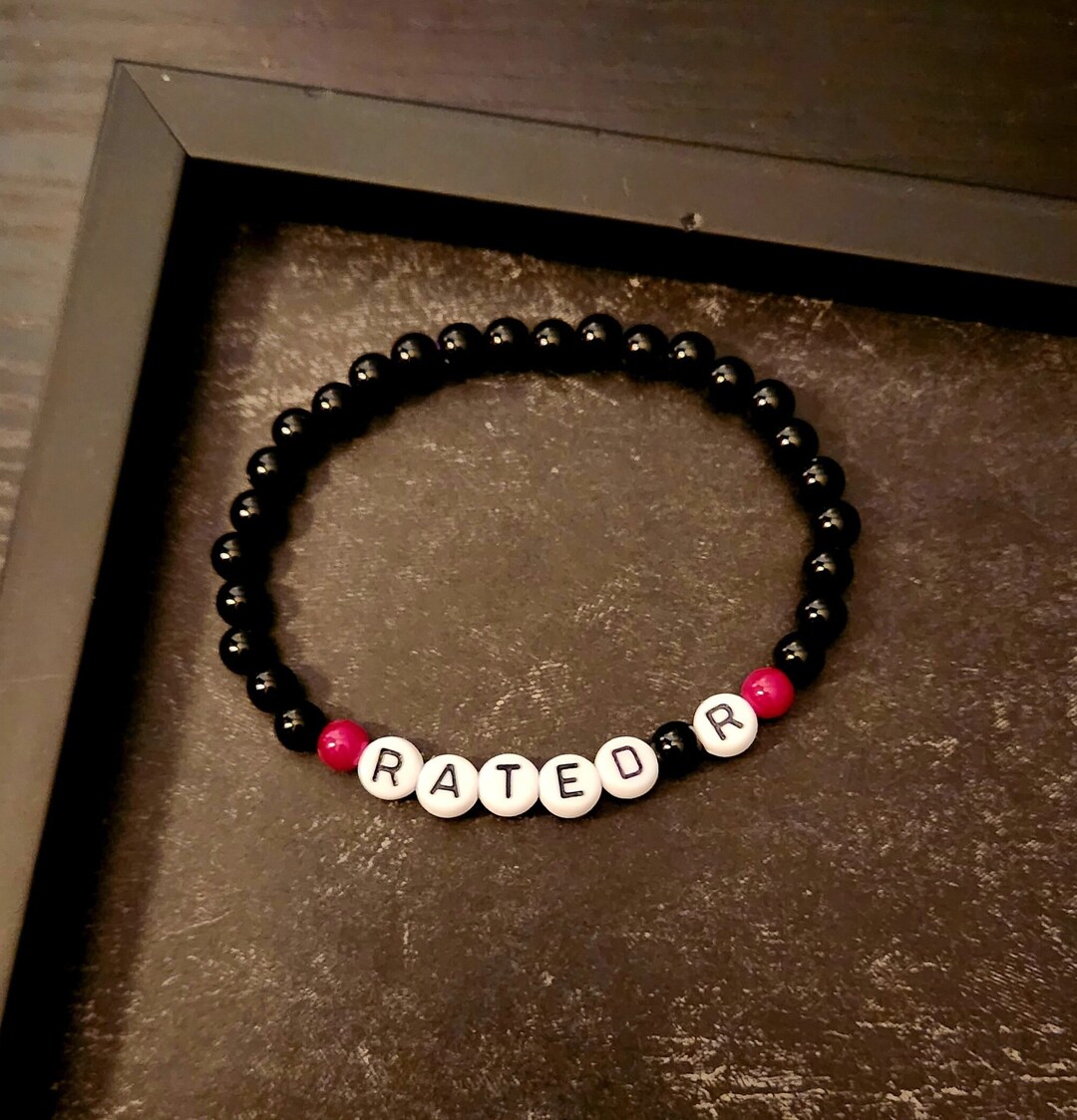 Rated R Horror Beaded Bracelet - Etsy