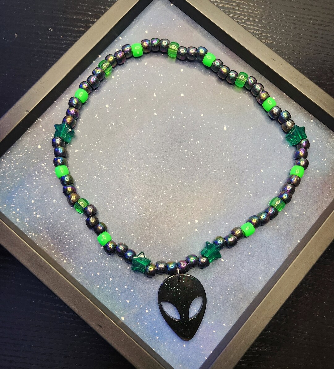Alien Dome Kandi Necklace - Etsy