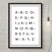 Modern Alphabet Poster Printable : Uppercase and Lowercase - Etsy Australia