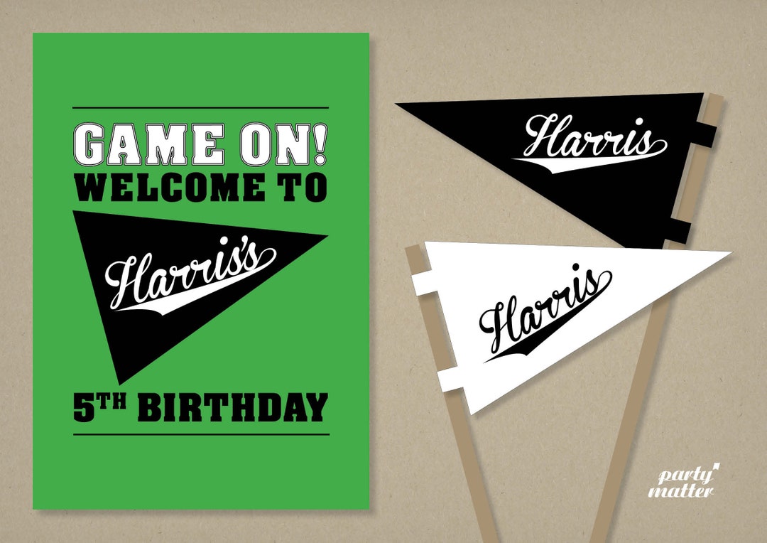 Sports Party Signs - Etsy
