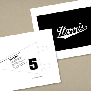 Sports Party Flag Invitation Printable - Etsy Australia