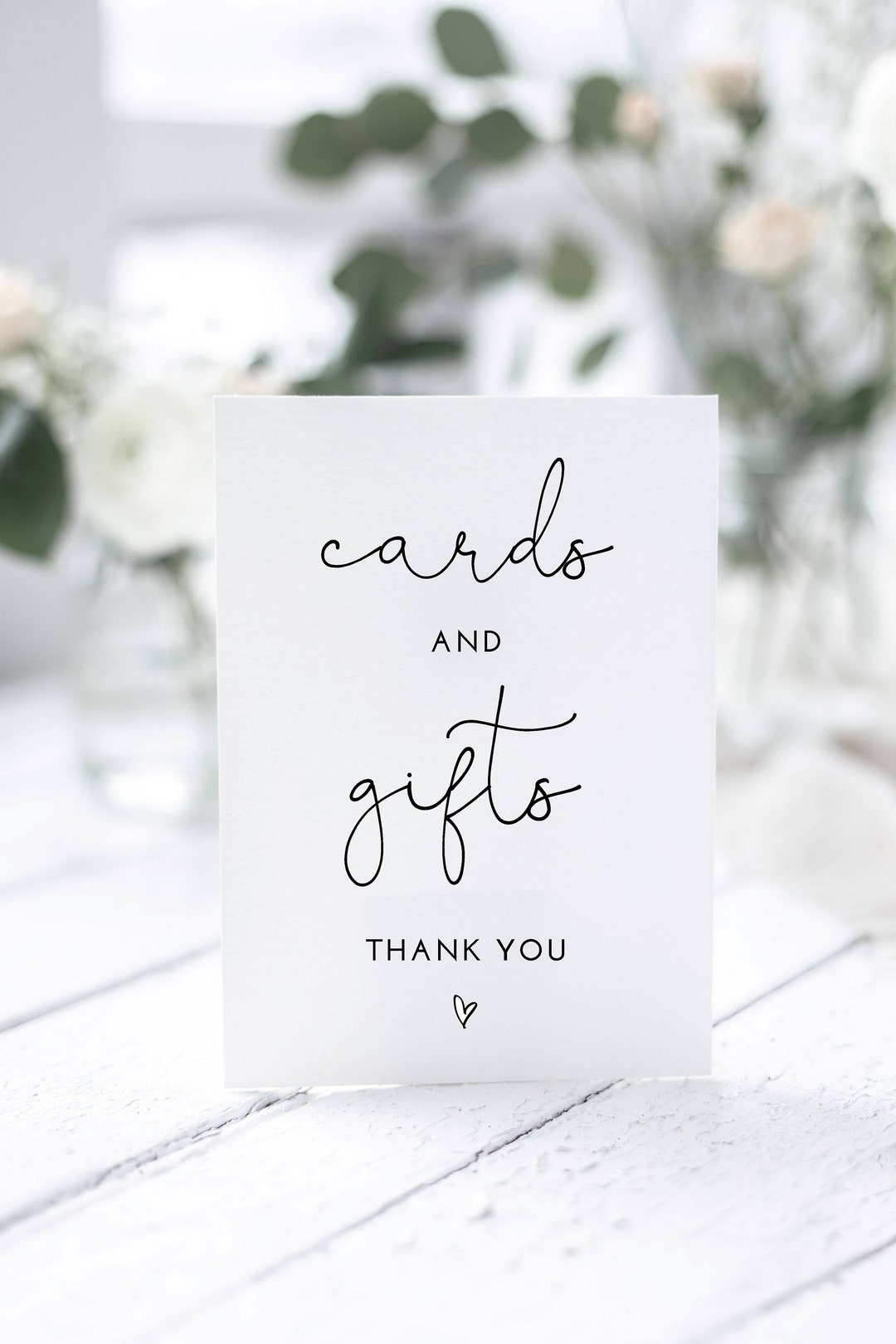 Digital, Printable - Cards & Gifts | Wedding Sign - Etsy