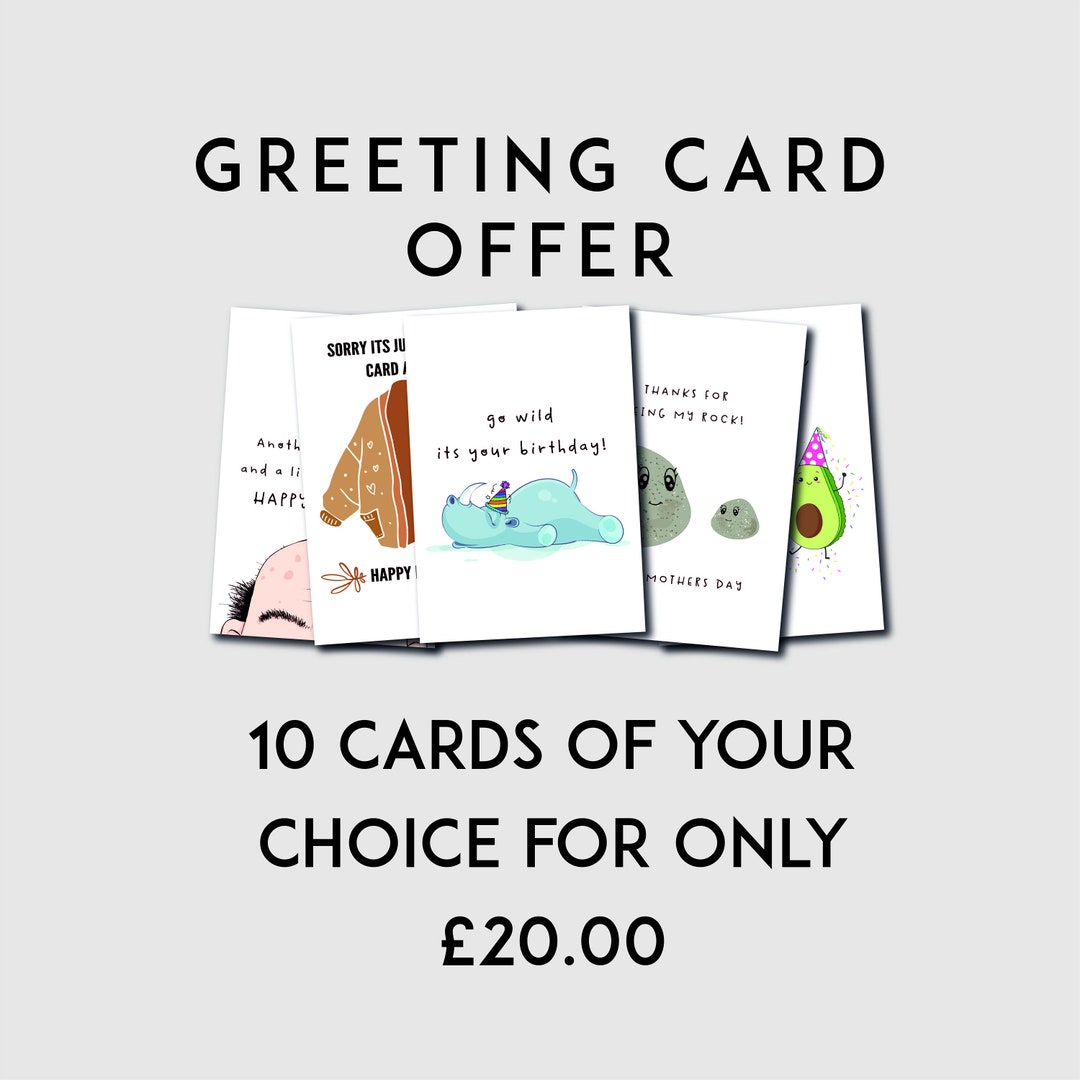 10 FOR 20 CARD OFFER - See Listing Description for Details on How to ...