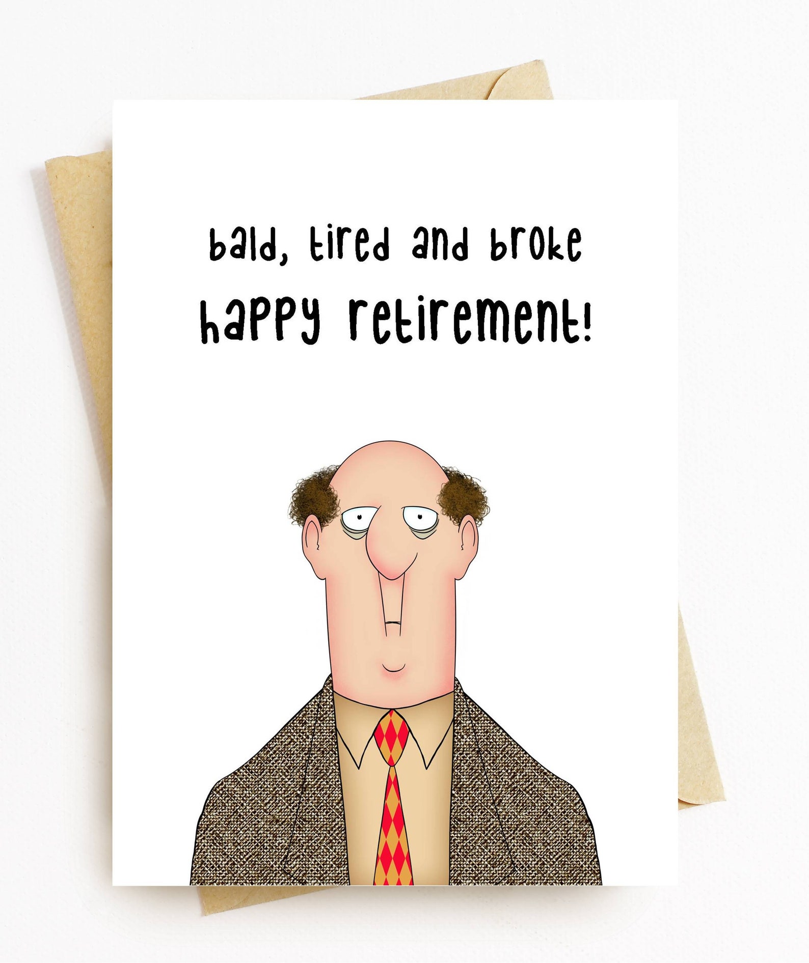 Je410 Funny Retirement Card For Men Etsy Uk