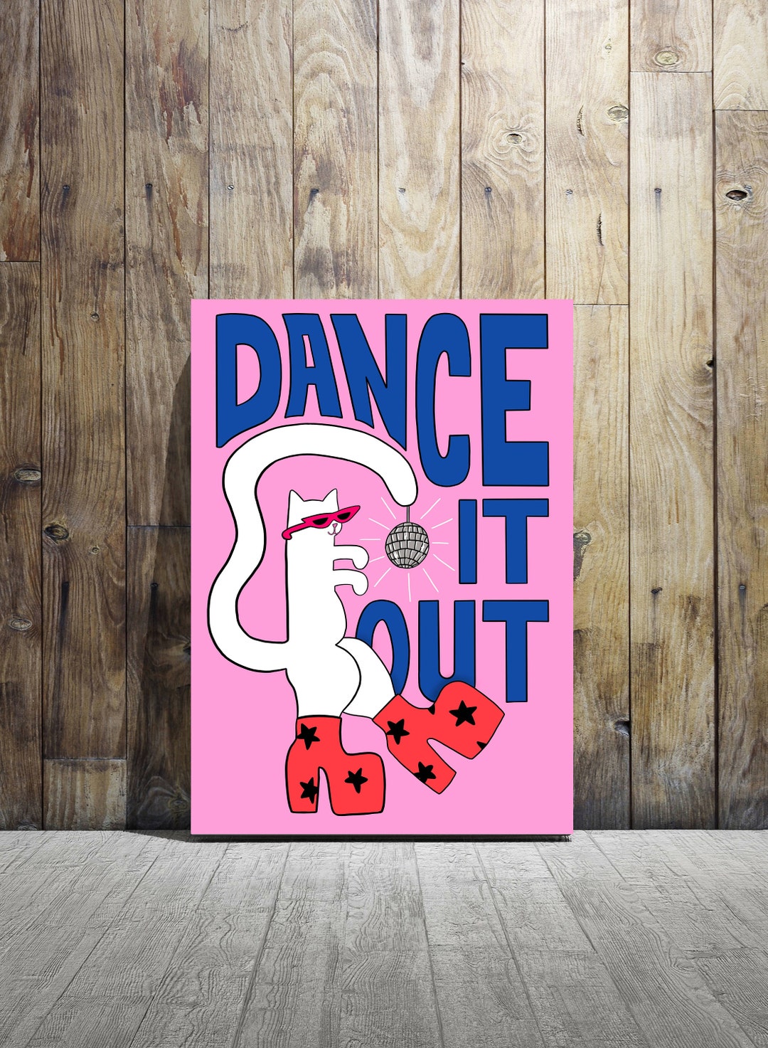 Personalised Funky Dance Sign Dance It Out Wedding/party Sign Fully ...