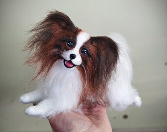 Papillon Dog Plush - Etsy