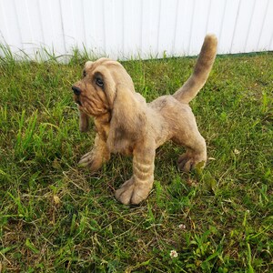 Bloodhound. Toys Handmade. Realistic Stuffed Dog OOAK Kawaii - Etsy