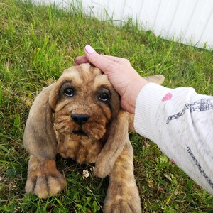 Bloodhound. Toys Handmade. Realistic Stuffed Dog OOAK Kawaii - Etsy
